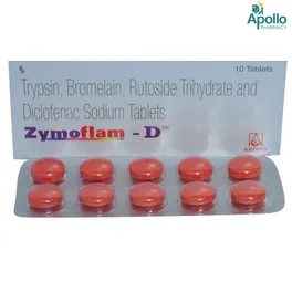 Zymoflam D Tablet | Uses, Side Effects, Price | Apollo Pharmacy