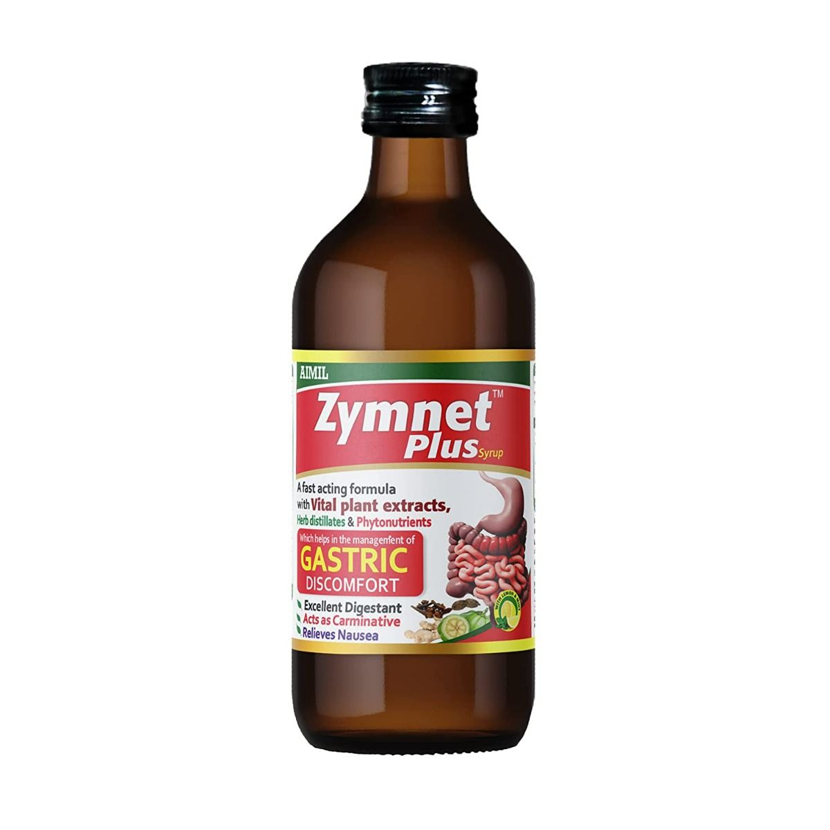 Aimil Zymnet Plus Syrup, 200 ml Price, Uses, Side Effects, Composition ...