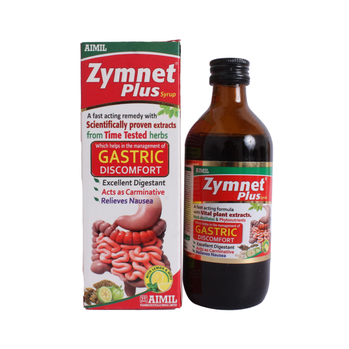 Aimil Zymnet Plus Syrup, 200 ml Price, Uses, Side Effects, Composition ...