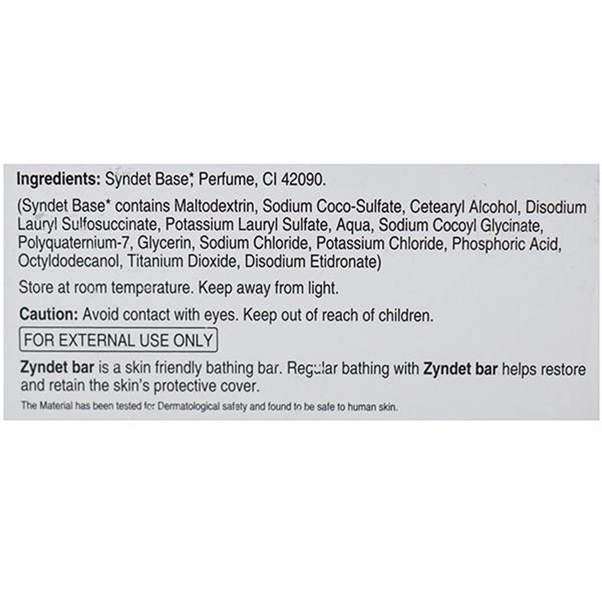 Zyndet Bar, 100 gm Price, Uses, Side Effects, Composition - Apollo Pharmacy