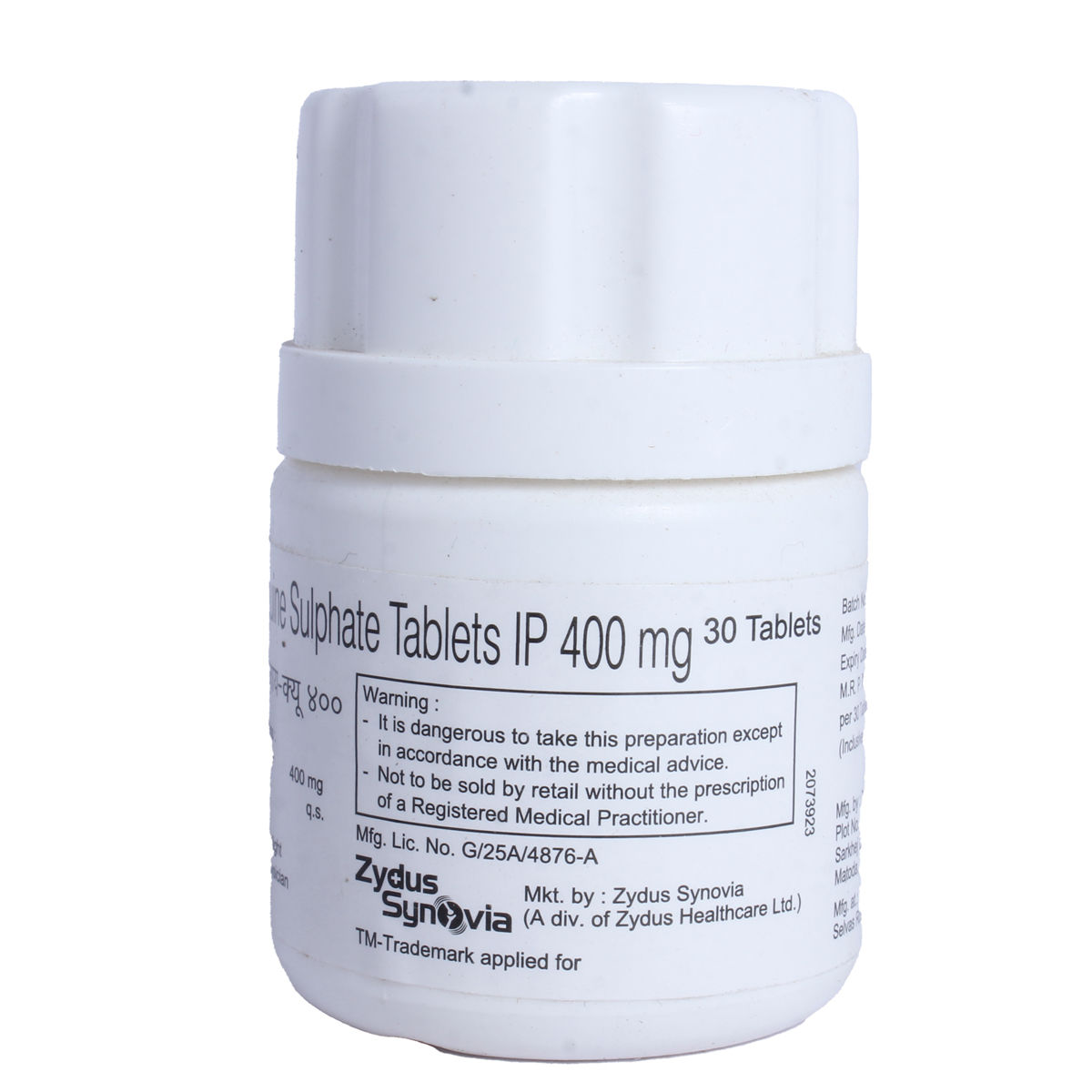 Zy-Q 400 Tablet 30's Price, Uses, Side Effects, Composition - Apollo ...