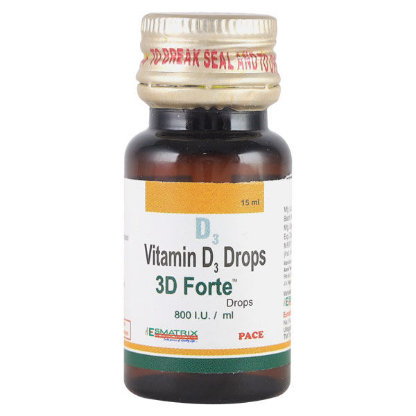 3D Forte Drops | Uses, Side Effects, Price | Apollo Pharmacy