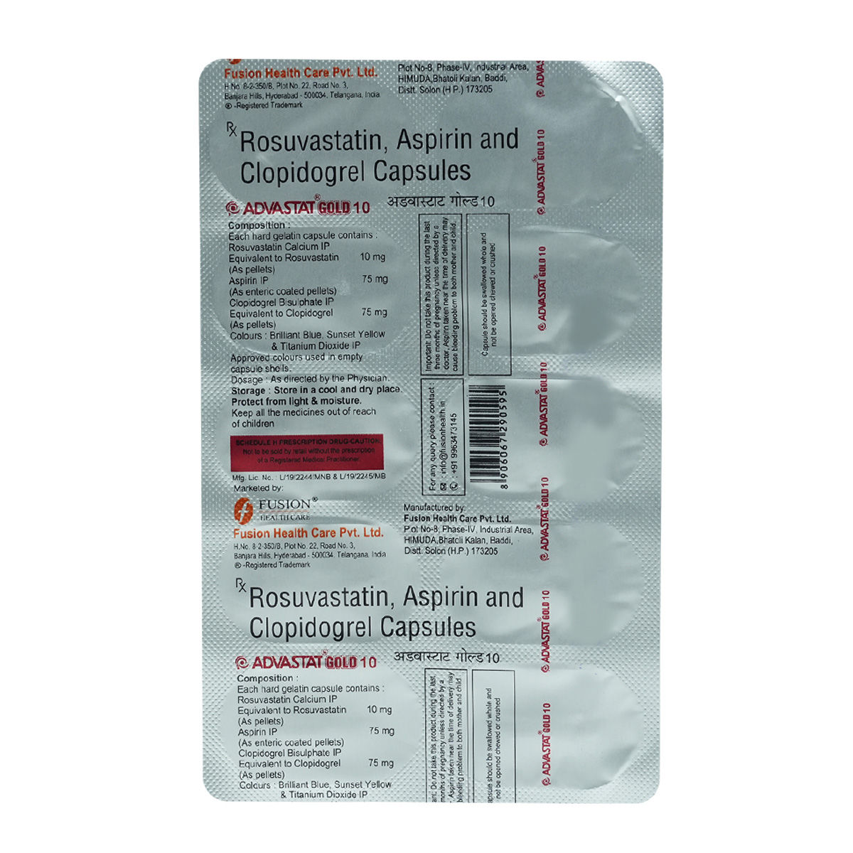 Advastat Gold Capsule 10's | Uses, Side Effects, Price | Apollo Pharmacy