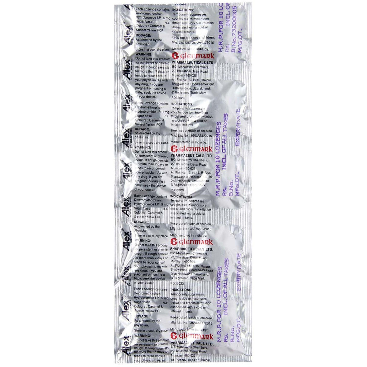 Alex Cough Ginger Lemon Lozenges | Uses, Side Effects, Price | Apollo ...