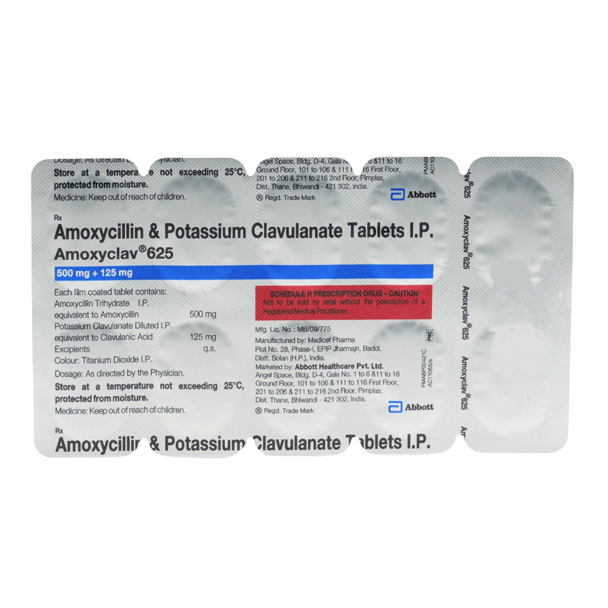 Amoxyclav 625 Tablet | Uses, Side Effects, Price | Apollo Pharmacy