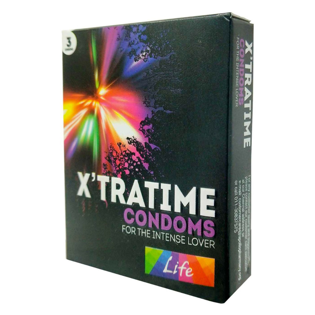 Apollo Life X'tra Time Condoms, 3 Count | Uses, Benefits, Price ...