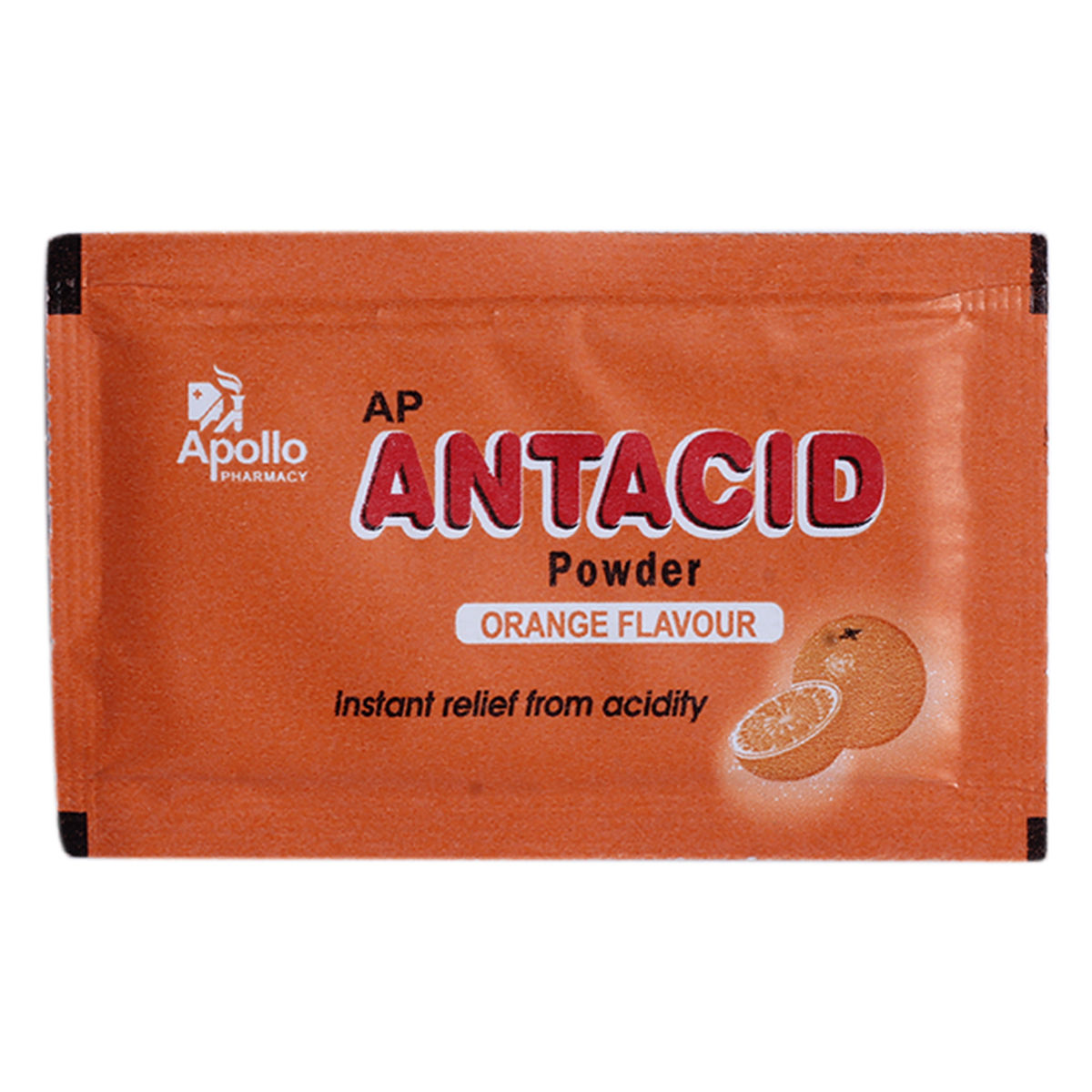 Buy Apollo Pharmacy Antacid Orange Flavour Powder, 5 gm | 19 Minutes ...