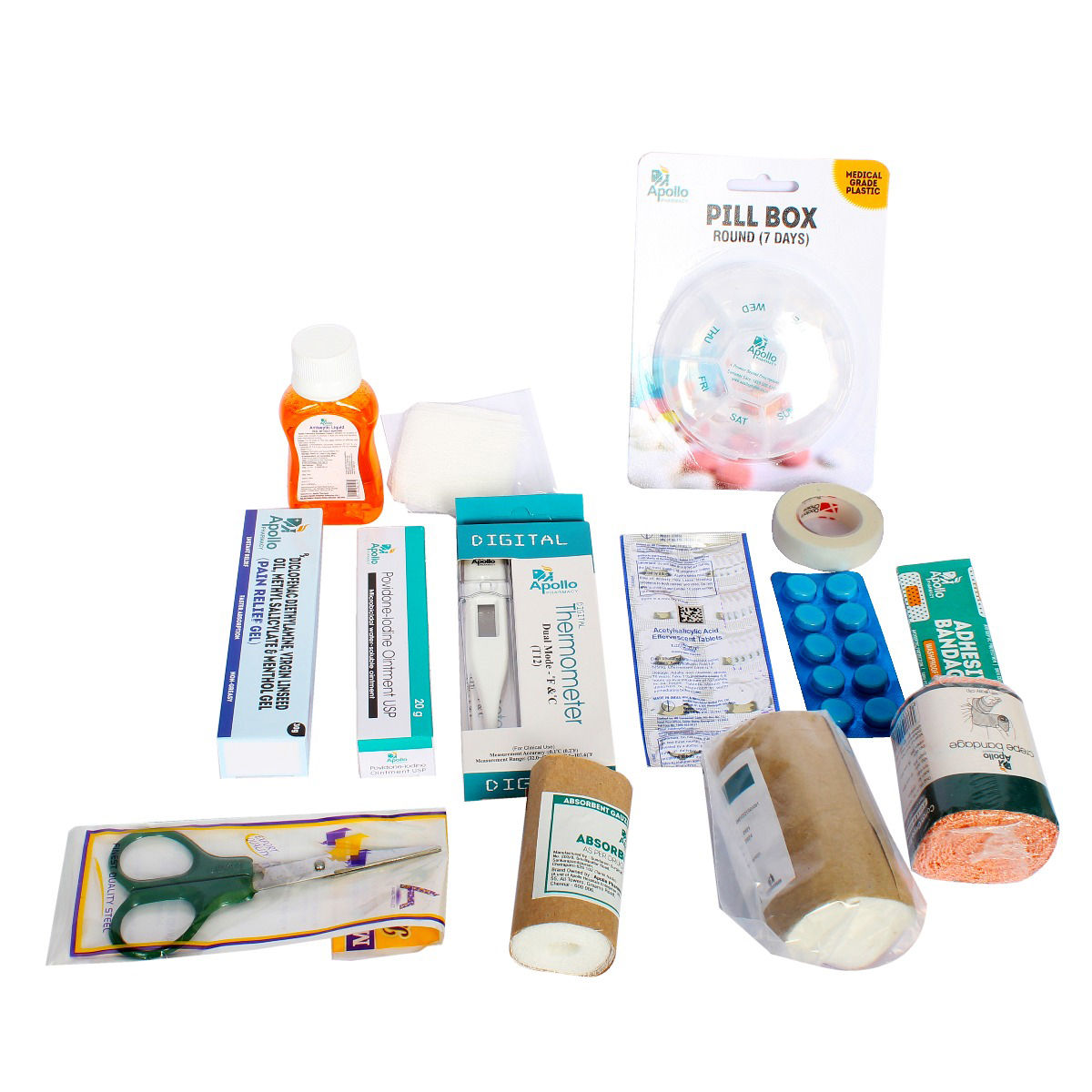 Buy Apollo Pharmacy First Aid Kit, 1 Count | 19 Minutes Delivery ...