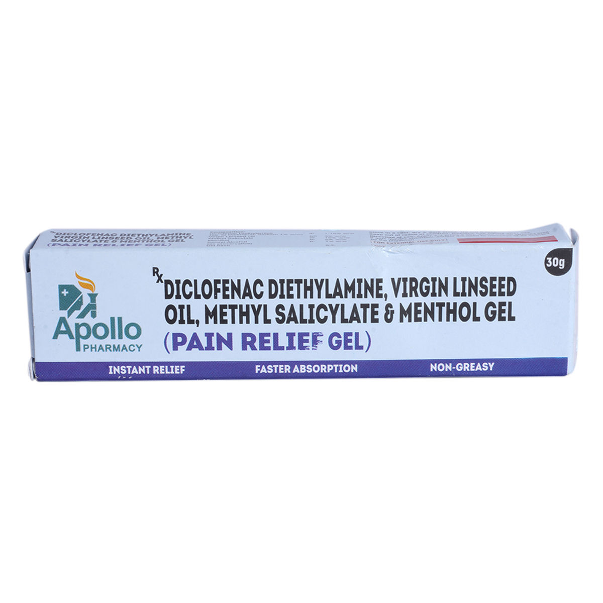 Buy Apollo Pharmacy Pain Relief Gel, 30 gm | 19 Minutes Delivery ...