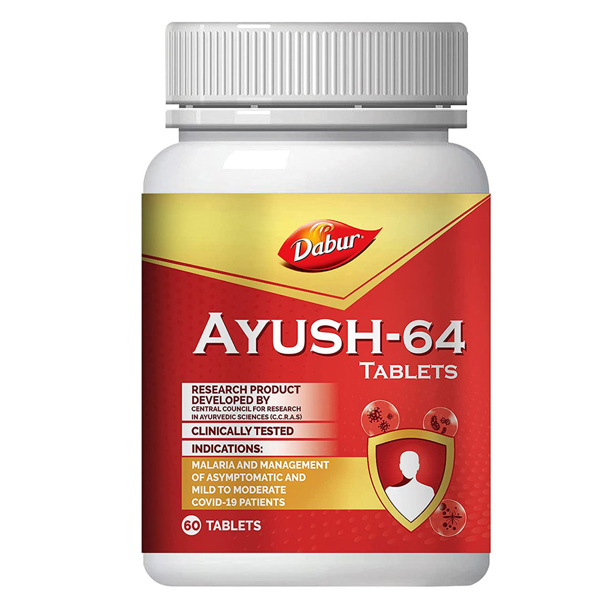 Dabur Ayush-64, 60 Tablets | Uses, Benefits, Price | Apollo Pharmacy