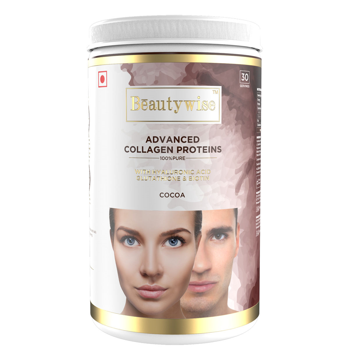 Beautywise Advanced Collagen Proteins Cocoa Flavour Powder, 250 gm Jar ...