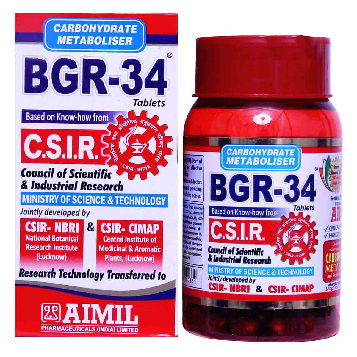 Buy BGR-34 100'S TAB - Apollo Pharmacy.