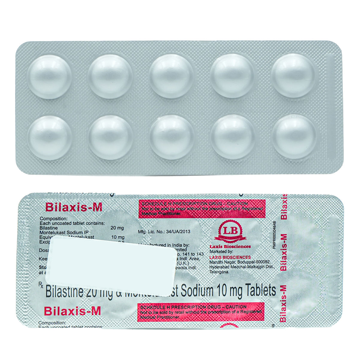 Bilaxis-M Tablet 10's | Uses, Side Effects, Price | Apollo Pharmacy