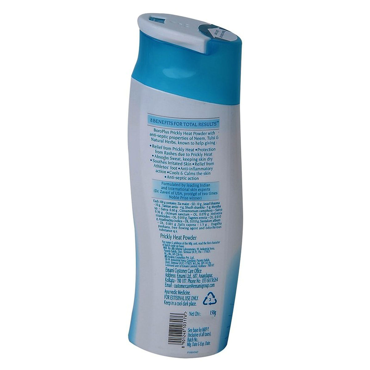 Buy Boro Plus Prickly Heat Ice Cool Powder 150g - Apollo Pharmacy.