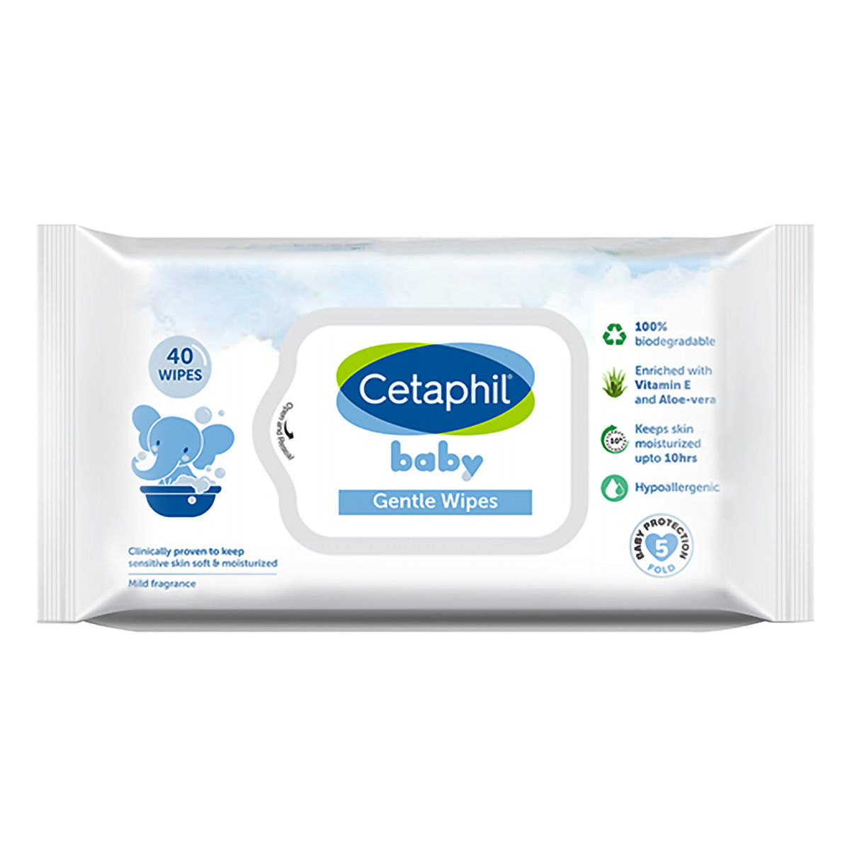 Buy Cetaphil Baby Gentle Wipes, 40 Count | 19 Minutes Delivery | Apollo ...