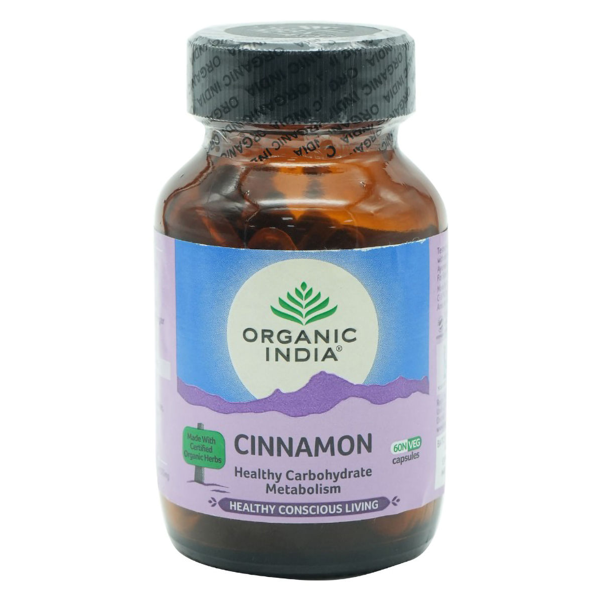 Buy Organic India Cinnamon, 60 Capsules | 19 Minutes Delivery | Apollo ...