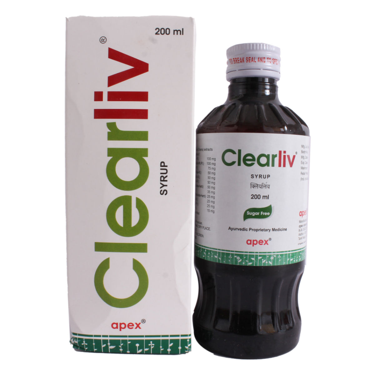 Buy Clearliv Syrup, 200 ml | 19 Minutes Delivery | Apollo Pharmacy
