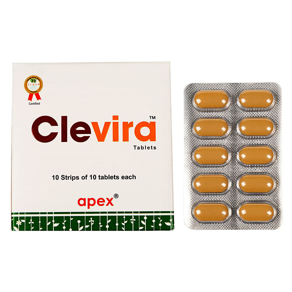 Buy Apex Clevira, 10 Tablets | 19 Minutes Delivery | Apollo Pharmacy