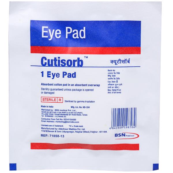Buy BSN Cutisorb Eye Pad | 19 Minutes Delivery | Apollo Pharmacy