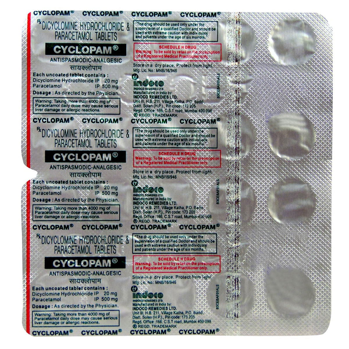 Cyclopam Tablet | Uses, Side Effects, Price | Apollo Pharmacy