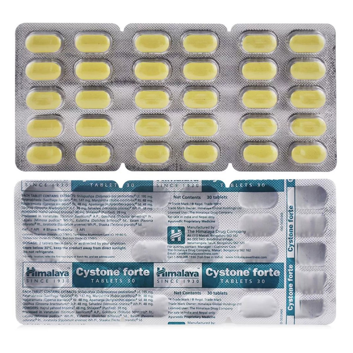 Buy Himalaya Cystone Forte, 30 Tablets | 19 Minutes Delivery | Apollo ...