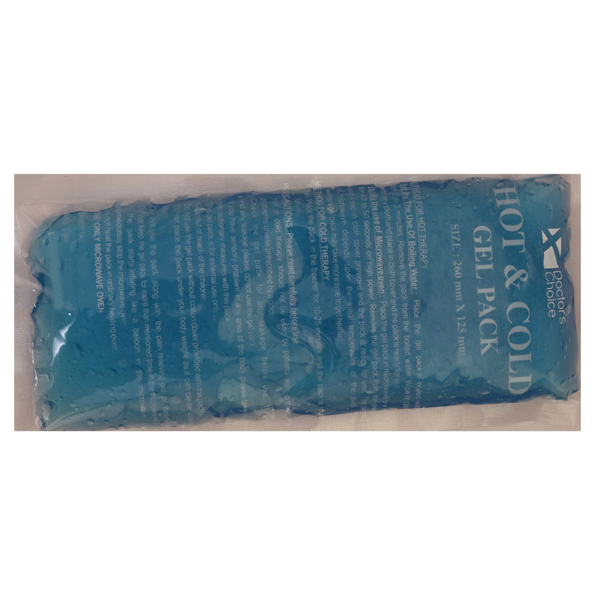 Doctor's Choice Hot & Cold Multi-Purpose Reusable Gel Pack Large, 1 ...