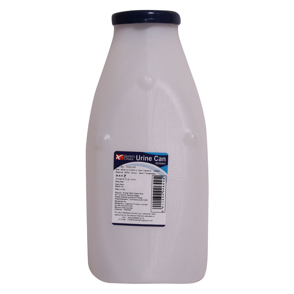 Buy Doctor's Choice Unisex Urine Can With Handle, 1 Count | 19 Minutes ...
