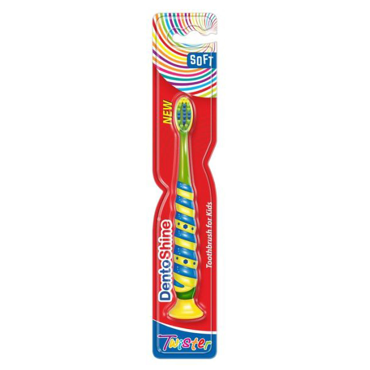 Buy Dentoshine Twister Toothbrush for Kids, 1 Count | 19 Minutes ...