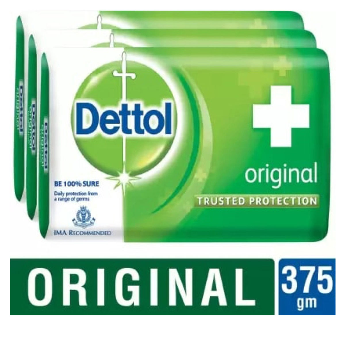 Buy Dettol Original Soap, 375 gm (3x125 gm) | 19 Minutes Delivery ...