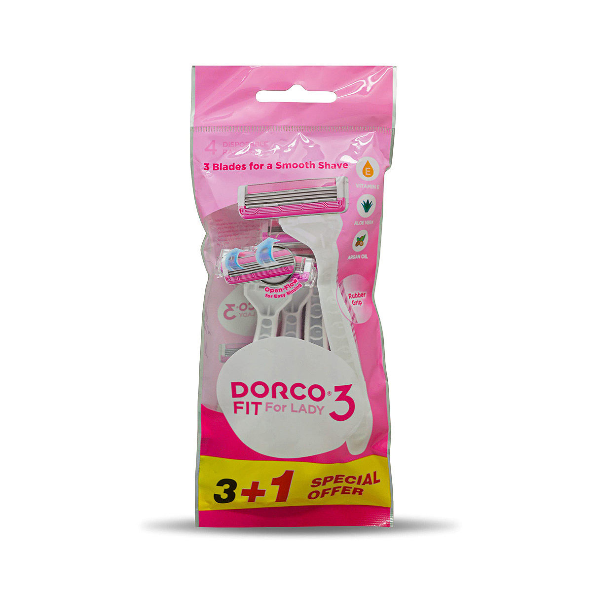 Buy Dorco Eve Fit 3 Razor, 3 Count | 19 Minutes Delivery | Apollo Pharmacy