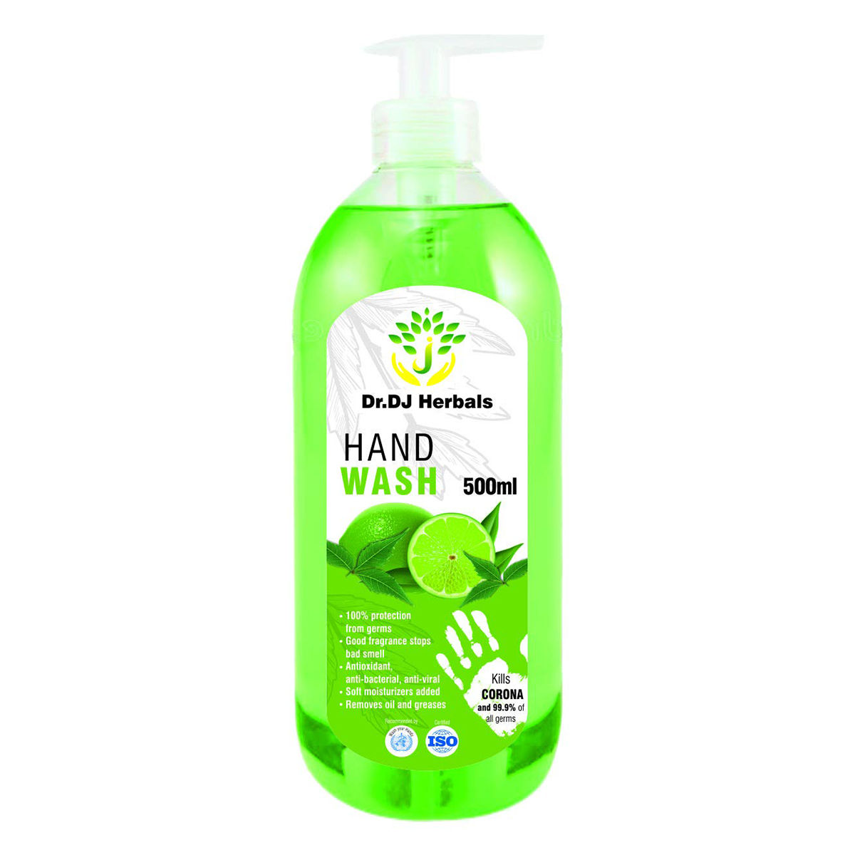 Buy Dr.Dj Herbals Handwash 500 ml | 19 Minutes Delivery | Apollo Pharmacy