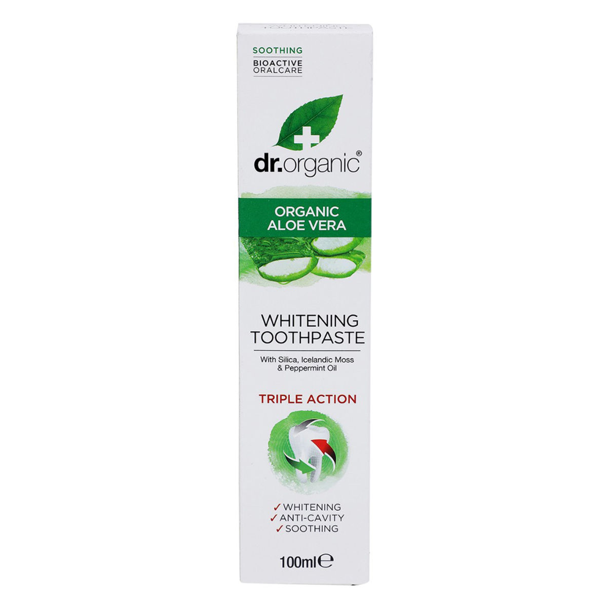 Buy Dr Organic Aloe Vera Toothpaste 100ml - Apollo Pharmacy.