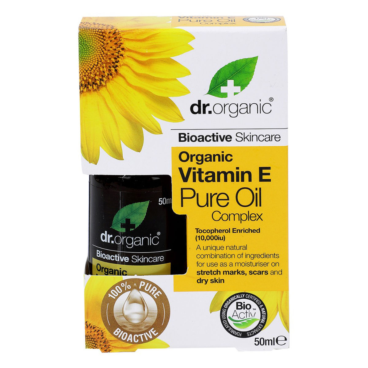 dr.organic Vitamin E Pure Oil, 50 ml | Uses, Benefits, Price | Apollo ...
