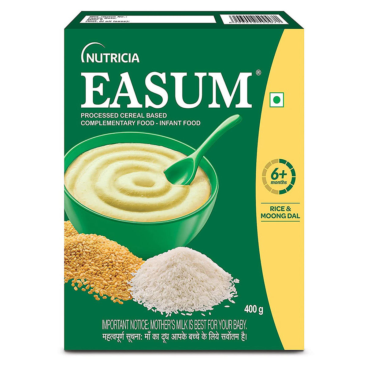 Nutrica Easum Rice & Moong Dal Baby Cereal, 400 gm | Uses, Benefits ...