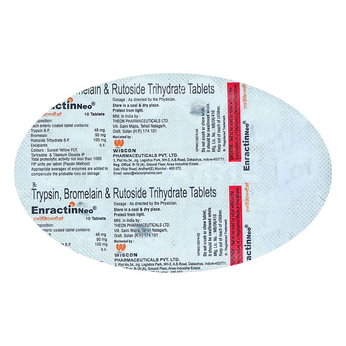 Enractin Neo Tablet | Uses, Side Effects, Price | Apollo Pharmacy