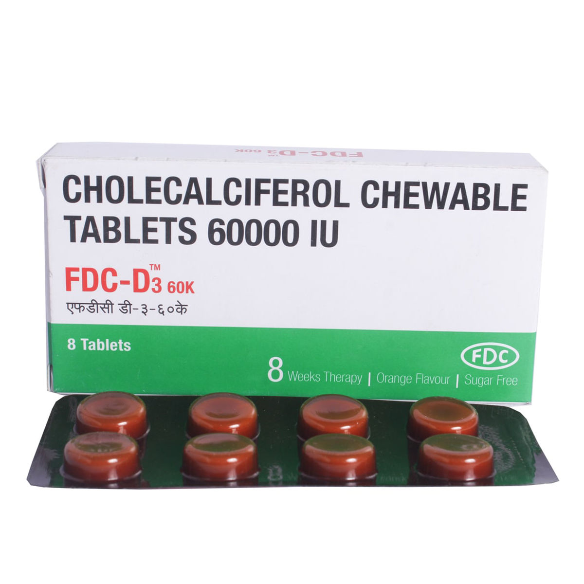Buy FDC D3 60K Tablet | 19 Minutes Delivery | Apollo Pharmacy