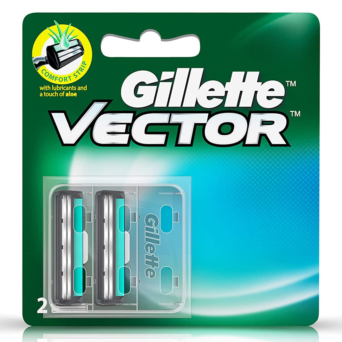 Buy Gillette Vector Plus Cartridge 2S - Apollo Pharmacy.