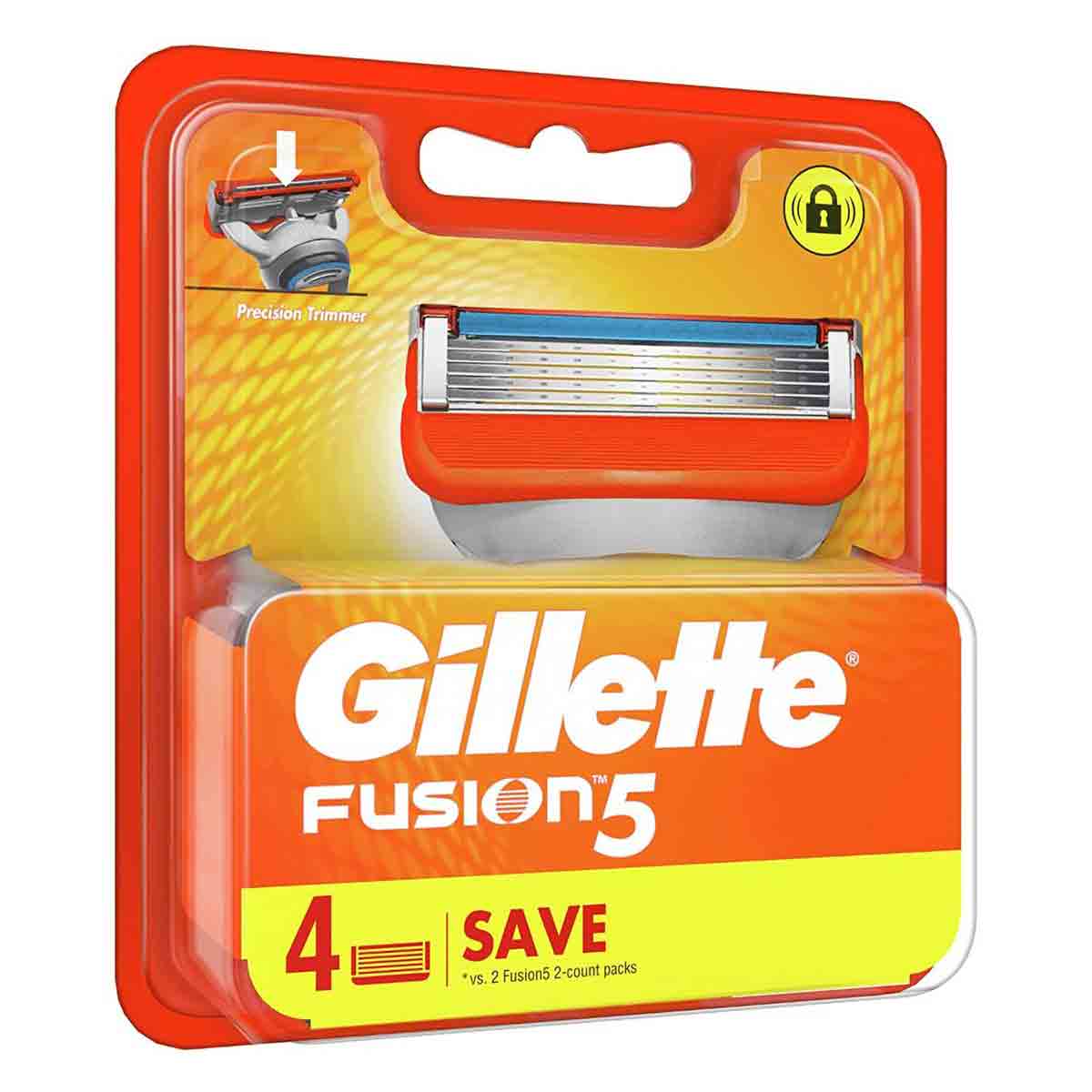 Gillette Fusion5 Cartridge, 4 Count | Uses, Benefits, Price | Apollo ...