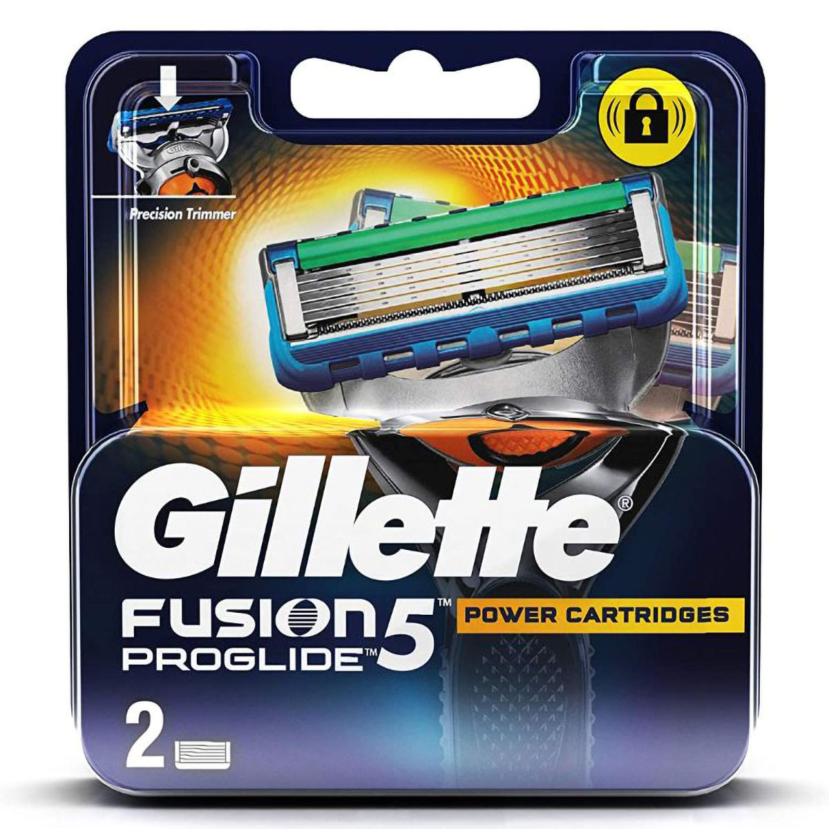 Buy Gillette Fusion 5 Proglide Power Cartridge, 2 Count | 19 Minutes ...