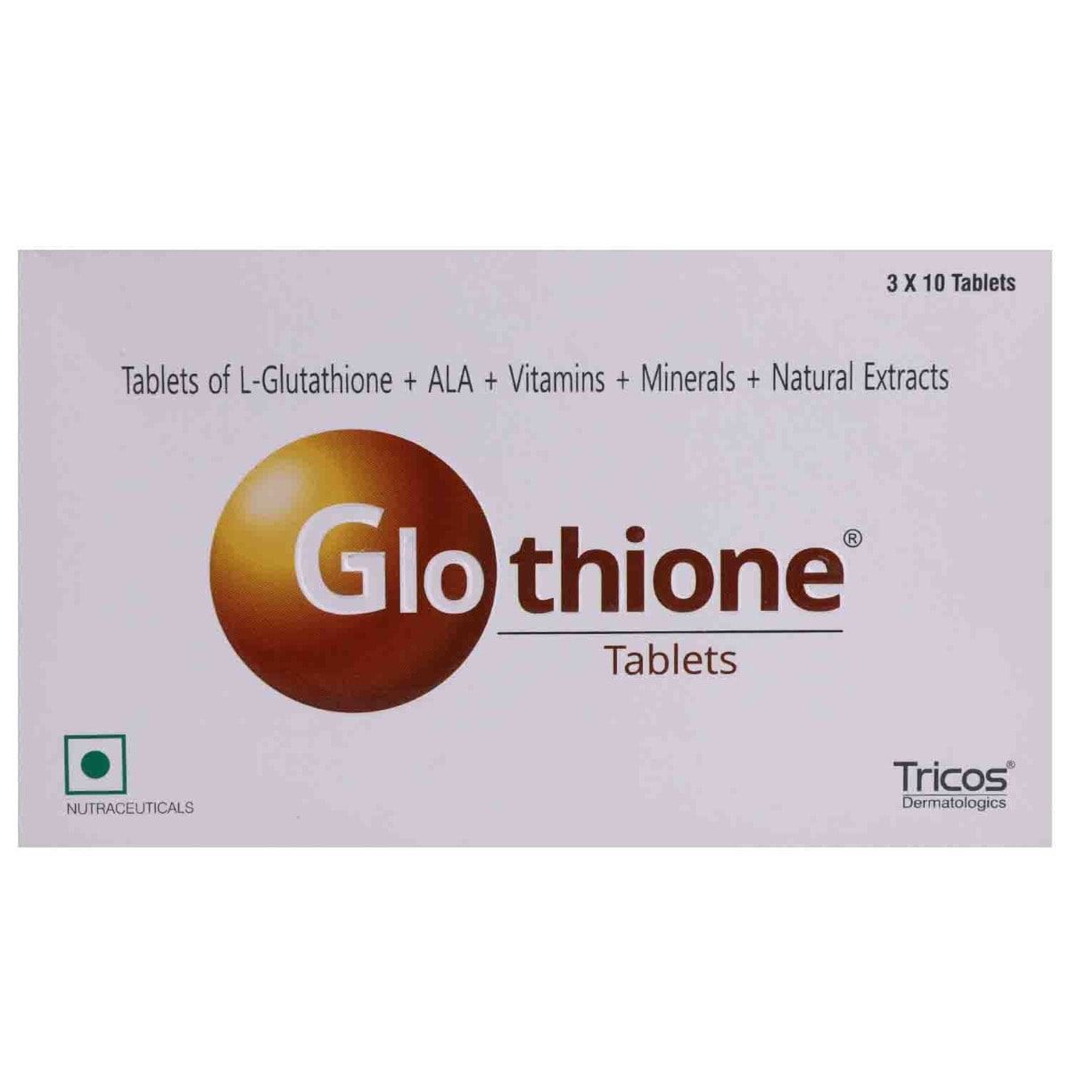 Glothione Tablet 10's | Uses, Benefits, Price | Apollo Pharmacy