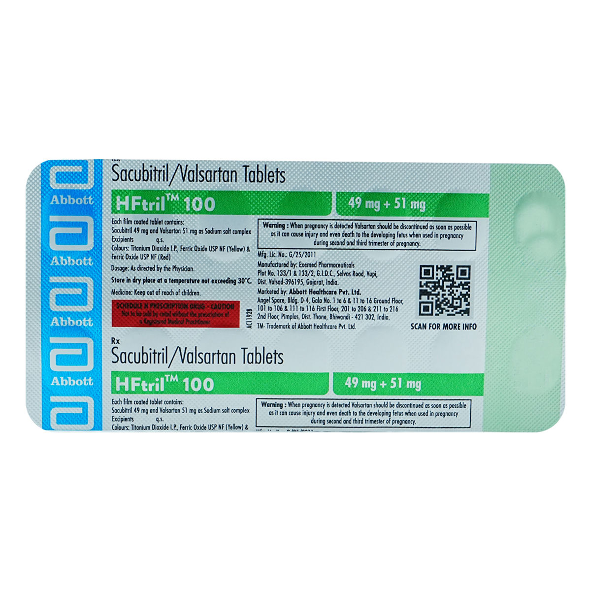 HFtril 100 Tablet 14's | Uses, Side Effects, Price | Apollo Pharmacy