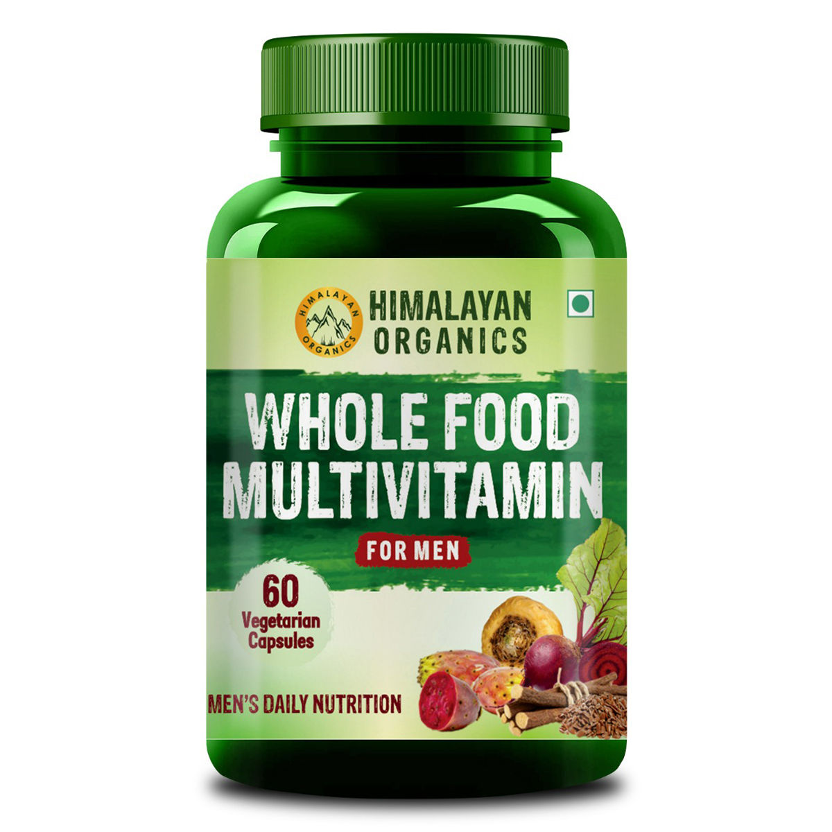Buy Himalayan Organics Whole Food Multivitamin for Men, 60 Capsules ...