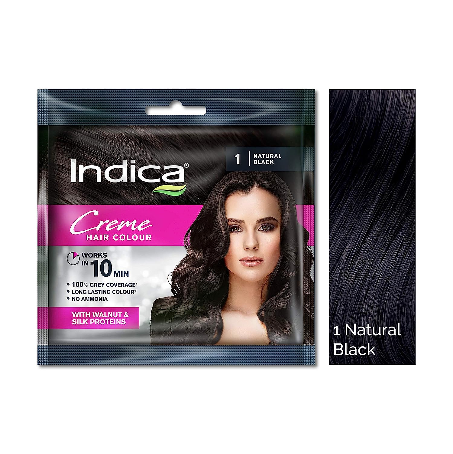 Indica Easy Hair Color Black, 40 gm | Uses, Benefits, Price | Apollo ...