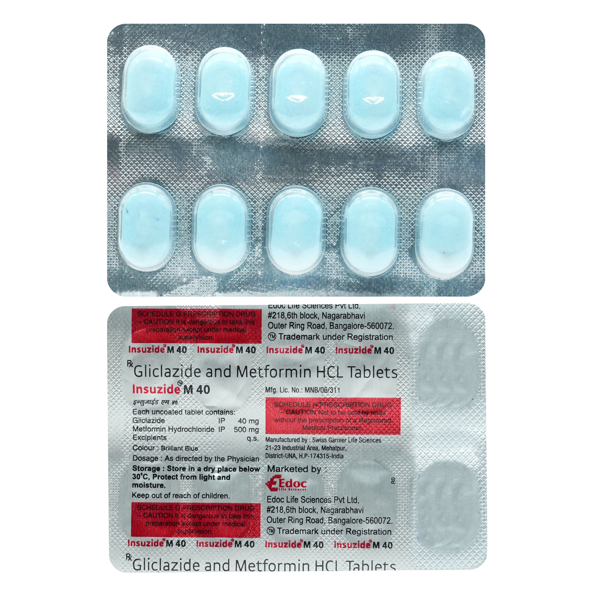 Insuzide M 40 Tablet | Uses, Side Effects, Price | Apollo Pharmacy