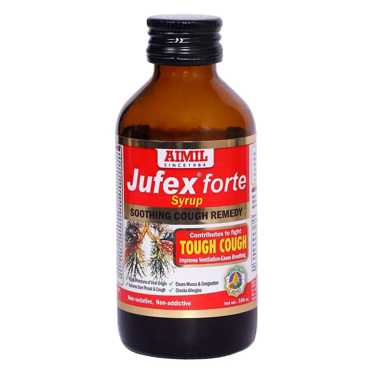 Buy Aimil Jufex Forte Syrup, 100 ml | 19 Minutes Delivery | Apollo Pharmacy