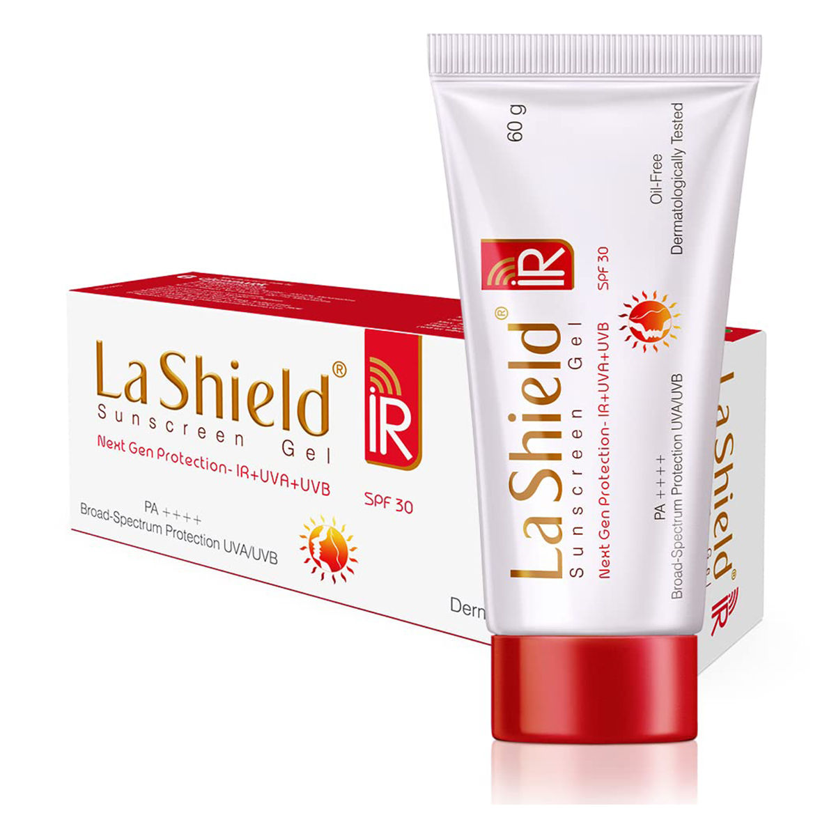 LA Shield IR SPF 30 PA++++ Sunscreen Gel, 60 gm | Uses, Benefits, Price ...