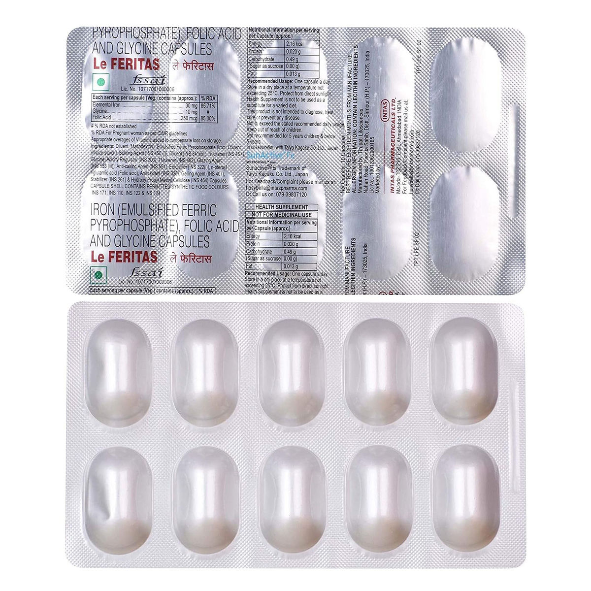 Le Feritas Capsule | Uses, Side Effects, Price | Apollo Pharmacy