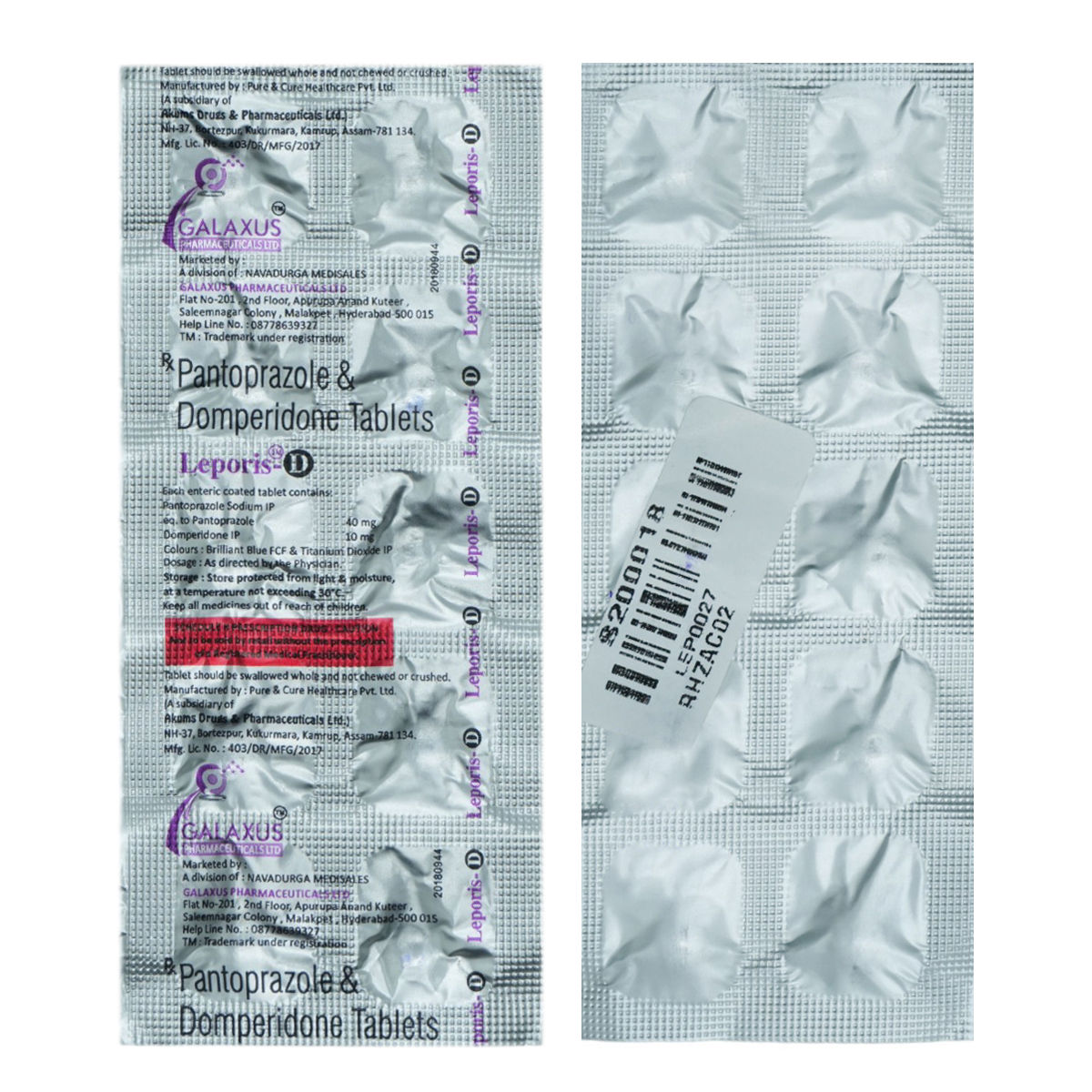 Leporis-D Tablet | Uses, Side Effects, Price | Apollo Pharmacy