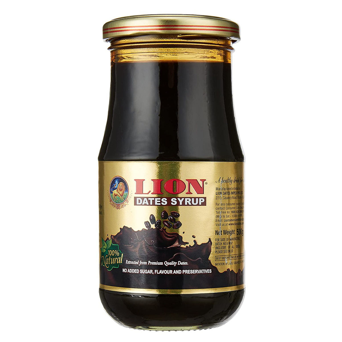 Buy Lion Dates Syrup, 500 gm | 19 Minutes Delivery | Apollo Pharmacy