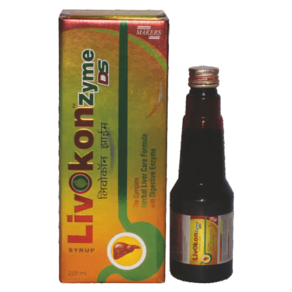 Buy Livokon Zyme DS Syrup, 225 ml | 19 Minutes Delivery | Apollo Pharmacy